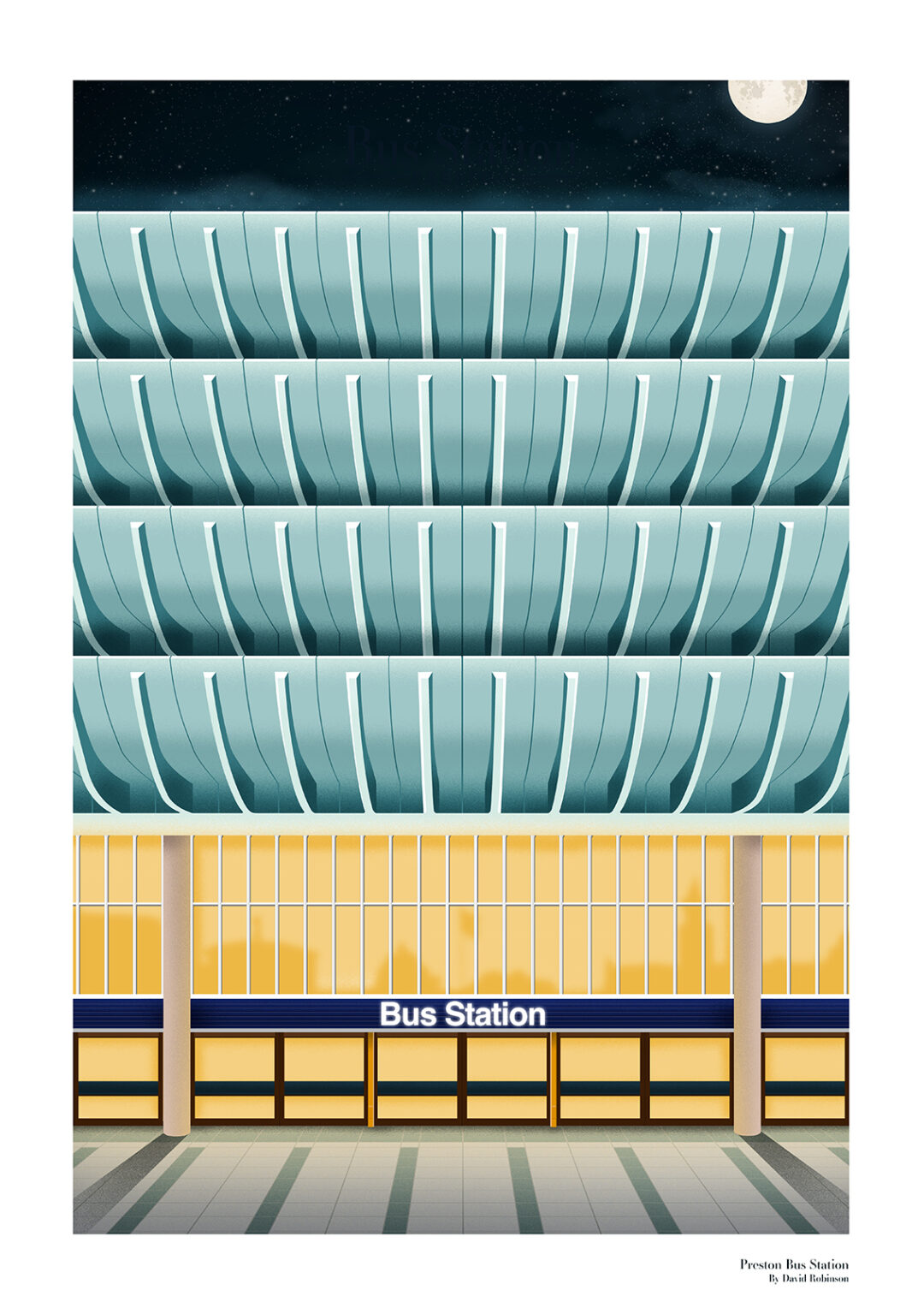 Preston's iconic bus station is brought to life in these stunning ...