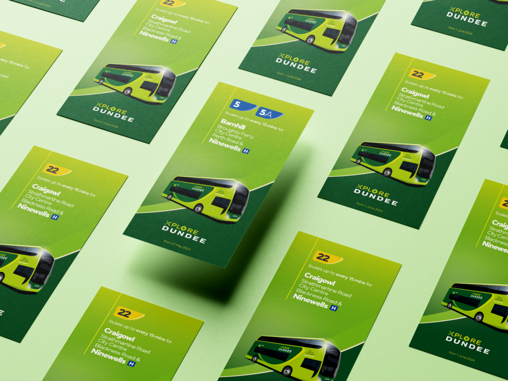 Xplore Dundee timetables - Transport Designed