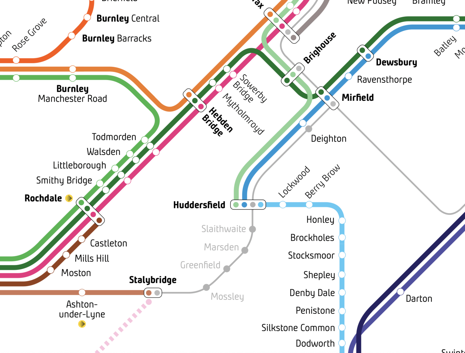 Introducing Northern's new network map - Transport Designed